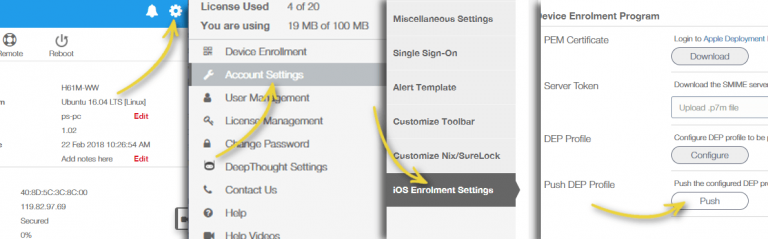 iOS Device Management | Apple DEP | DEP in SureMDM