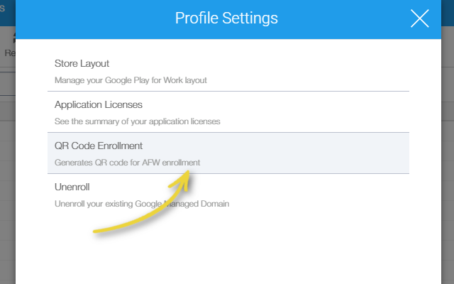 Android Enterprise using QR code | Company-owned | Dedicated Devices