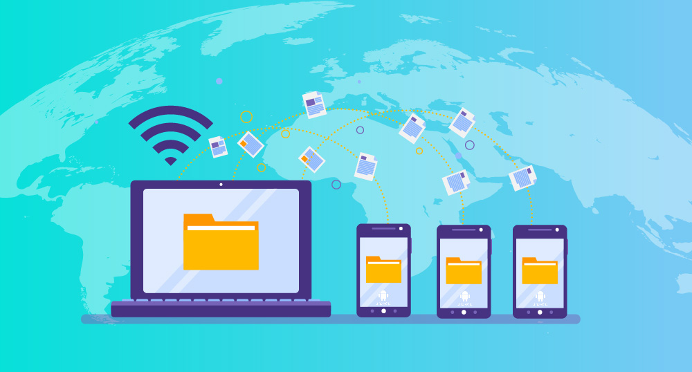 Transfer Files from PC to Android Devices at Work