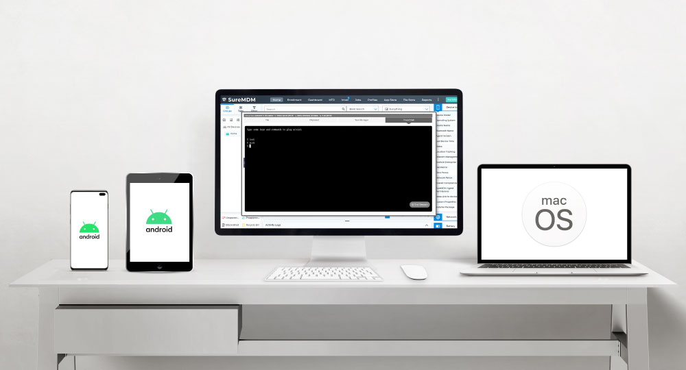 Remote SSH Terminal for macOS and Android | SureMDM