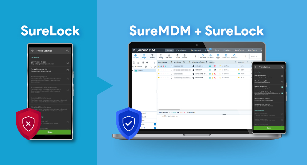Important update on call log permissions capabilities for standalone SureLock and why to use ...